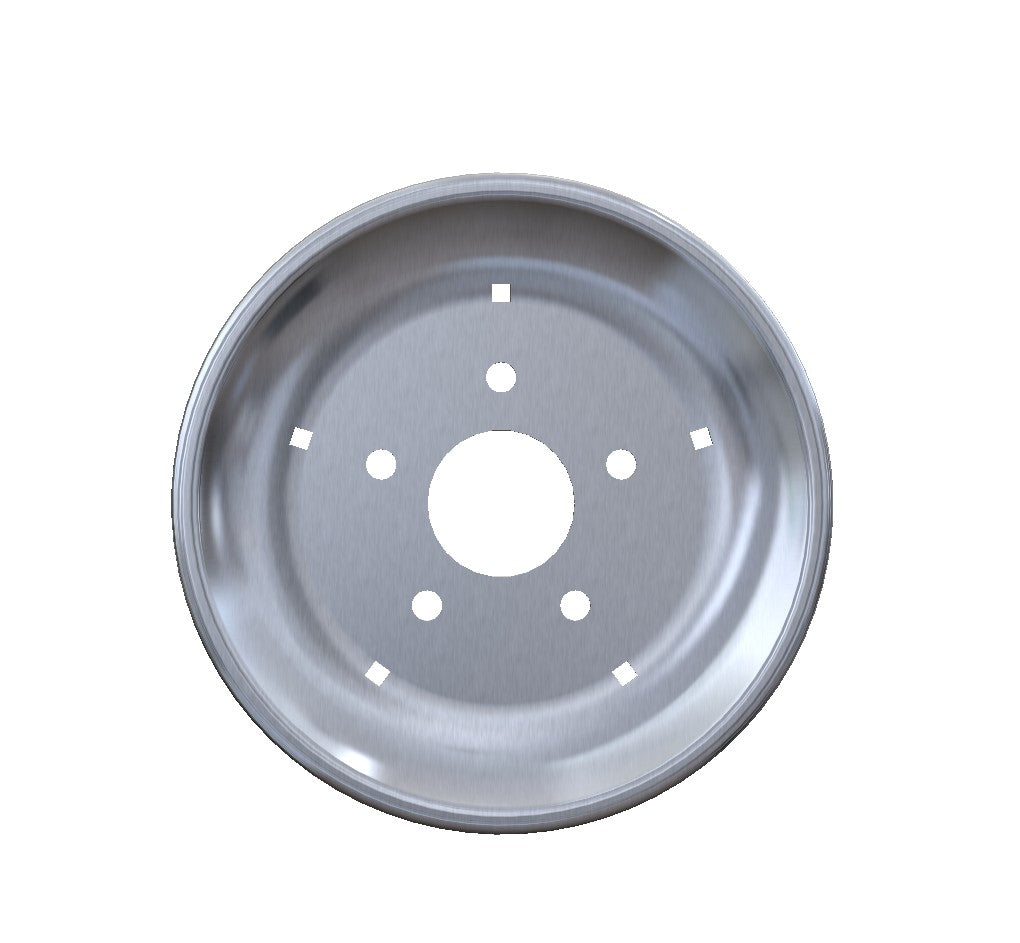 PRESSWHEEL 11" RIM PLATE, 5x108PCD, 280 OD, 73mm inner hole. SEND DRAW ...
